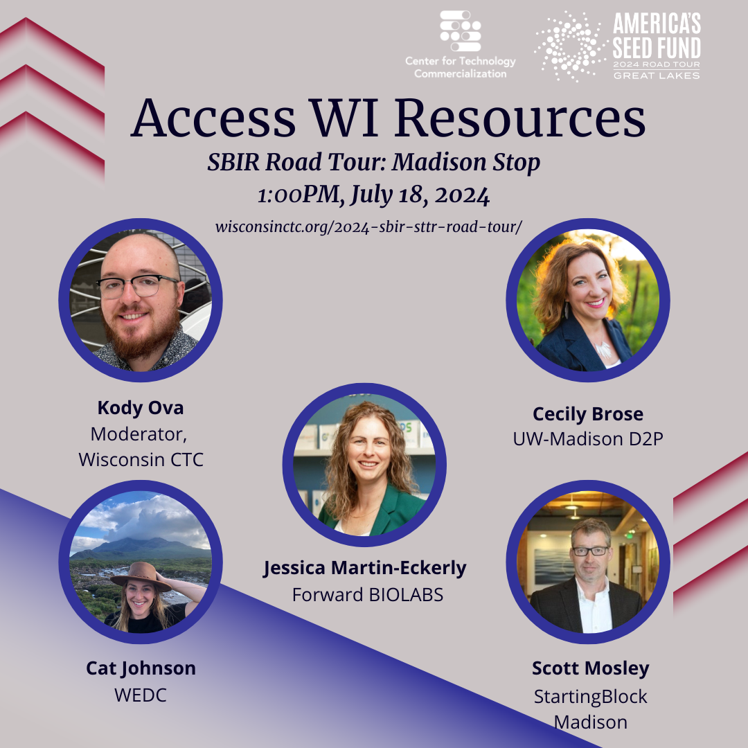 SBIR Road Tour - Madison, WI - Center for Technology Commercialization